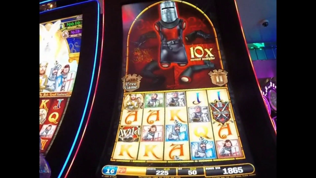 Monty Python and the Holy Grail Black Knight Slot Machine by